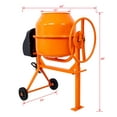 Cement Mixer 5 Cu Ft Electric Concrete Mixer Machine - Walmart.com