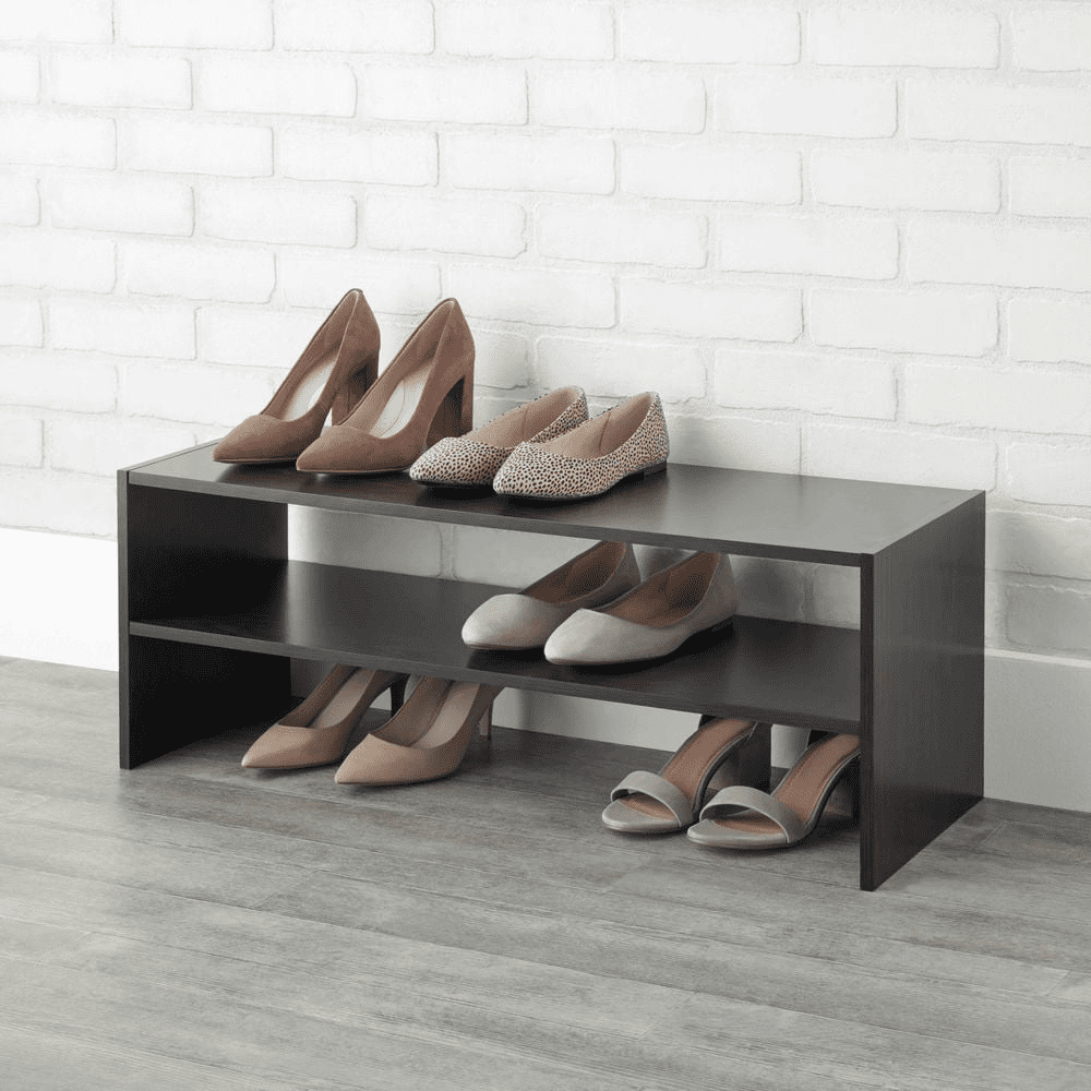 Click here for Mainstays 31 2-Tier Stackable Shoe Rack prices