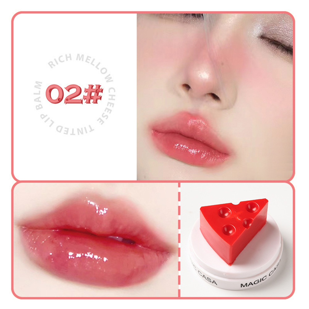Temperature Change Lipstick Cute Cheese Lip Gloss Lipstick Gift for ...