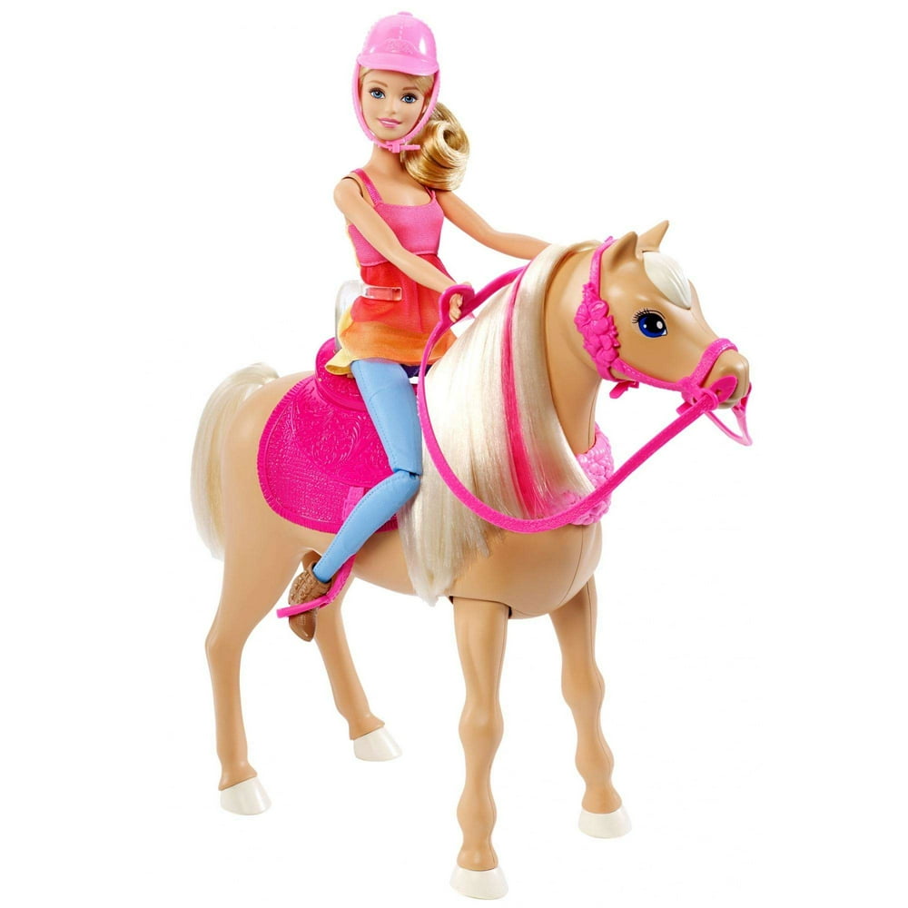 Barbie Dancin Fun Horse Party Dance Doll with Songs - Walmart.com ...