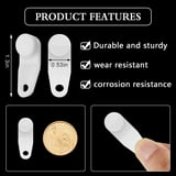 Traverse Rod Slides Curtain Replacement White Plastic Snap-in ...