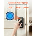 VEVOR Fingerprint Door Lock, Electronic Biometric Deadbolt with ...
