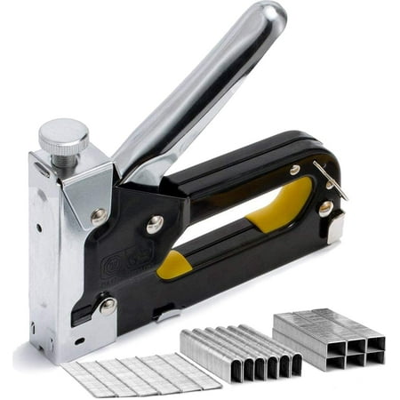 YERDGARY Stapler with 600 Staples, 3-in-1 Heavy Duty Handheld Stapler ...
