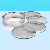 Stainless Steel Interchangeable Sieve Set of 5 Flour Chalni Spices Food ...