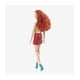 Barbie Looks Doll, Curly Red Hair, Color Block Outfit with Miniskirt ...