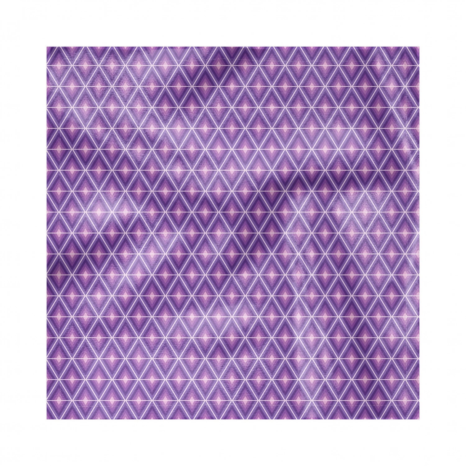 Geometric Decorative Satin Napkins Set Of 4 Rhombus Composition