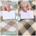 Round Waterproof Vinyl Table Cloth, Buffalo Flannel Backed Tablecloth ...