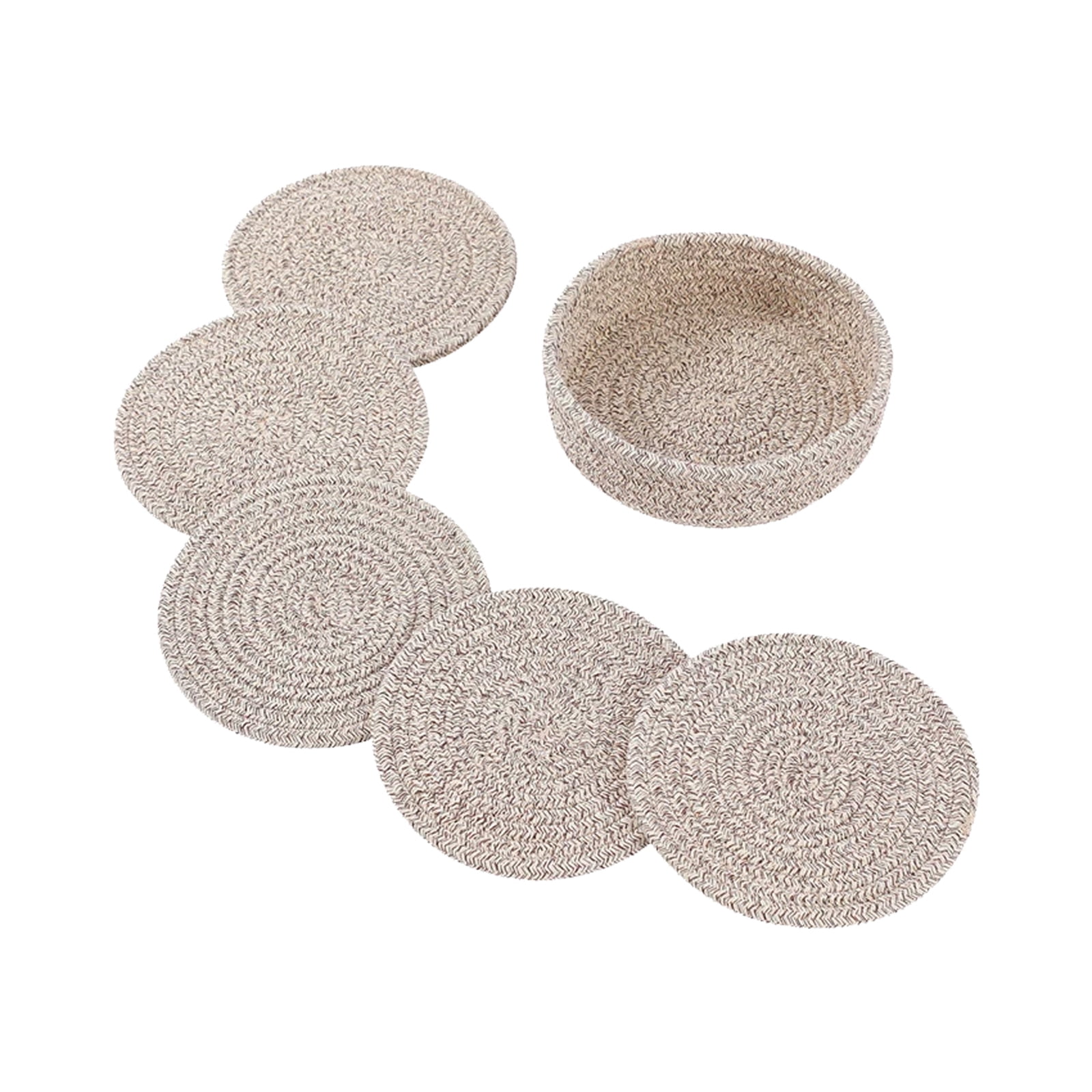 Meal Pad Pot Stand Tripod Cotton Trivet Mat Table Countertop Protector ...