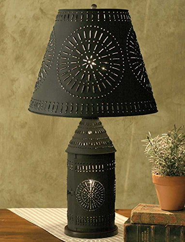 Large Punched Pinwheel Paul Revere Lamp with Shade - Walmart.com ...