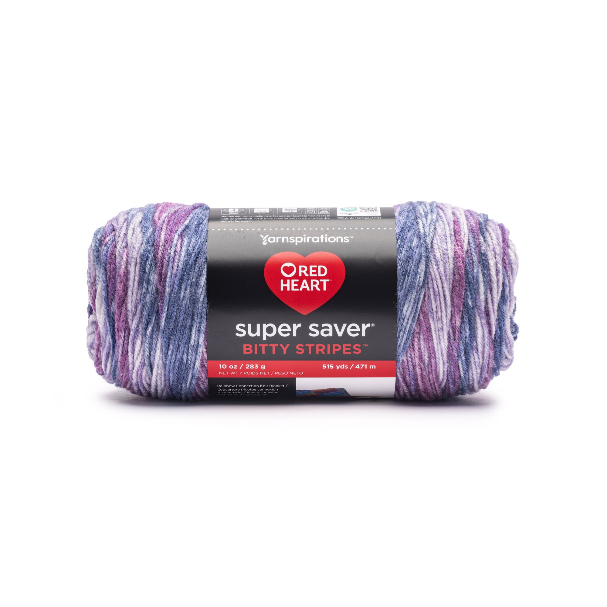 Click here for Red Heart Super Saver Bitty Stripes #4 Worsted (Me... prices