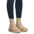 Time And Tru Womens Lug Sole Buckle Moto Boots