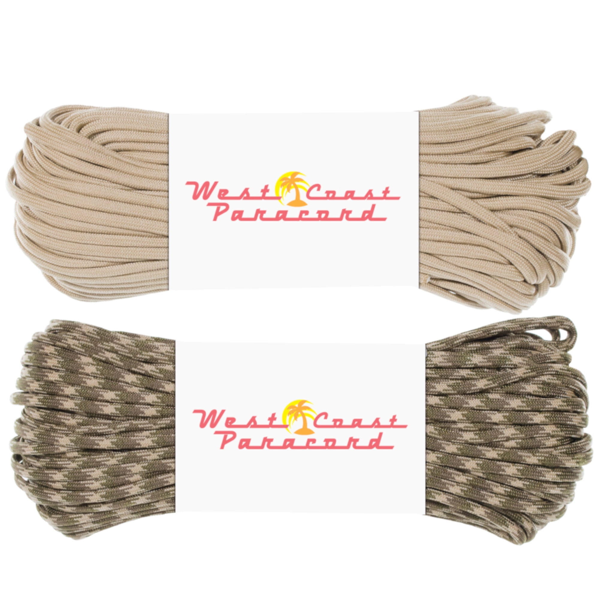 West Coast Paracord SAVE AND BUNDLE - 200 Foot Value Pack - Two 100 ...