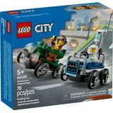 LEGO City Airplane vs. Hospital Bed Race Car Pack Building Toy for Kids ...