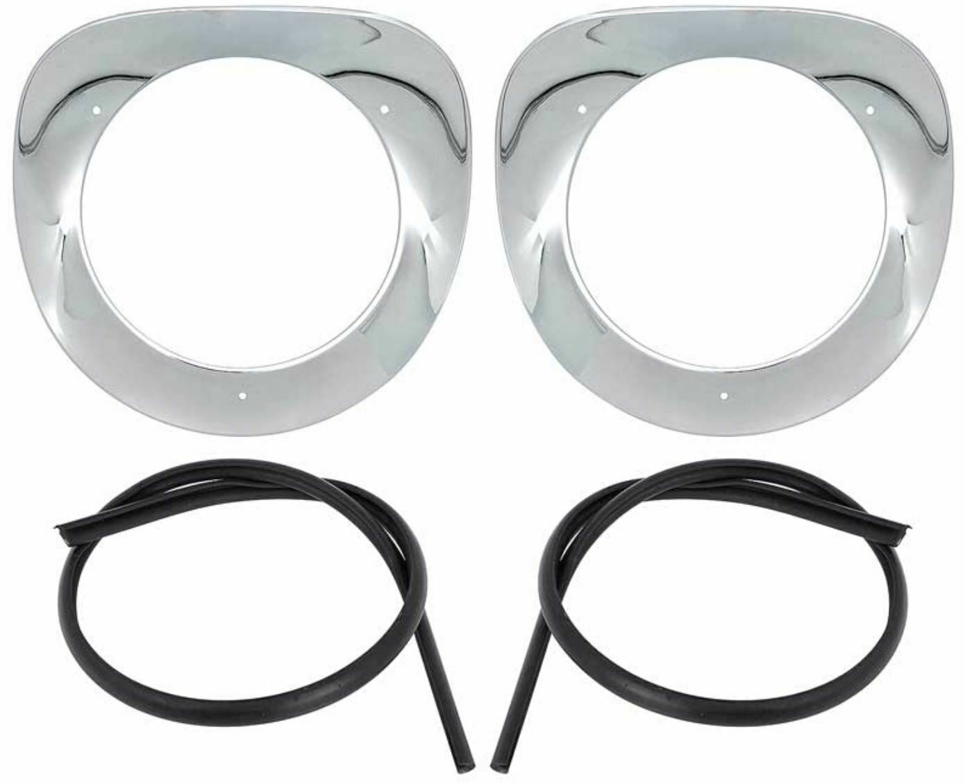 OER 2nd Series Pickup Headlight Bezel Set 1955-1957 Chevy and GMC ...