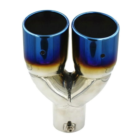 Automobile Decoration Use Tail Throat Modified Exhaust Pipe 1 to 2 ...