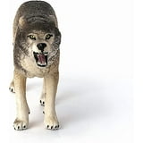 Schleich Wild Life - Realistic Gray Wolf Figurine - Durable North ...