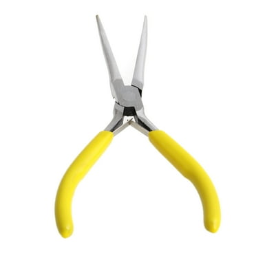 Plastic Handle Electrician Needle Nose Plier Wire Cutter 5" Long ...