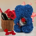 RECUTMS Handcrafted Artificial Rose Teddy Bear, Valentines, Mothers Day ...