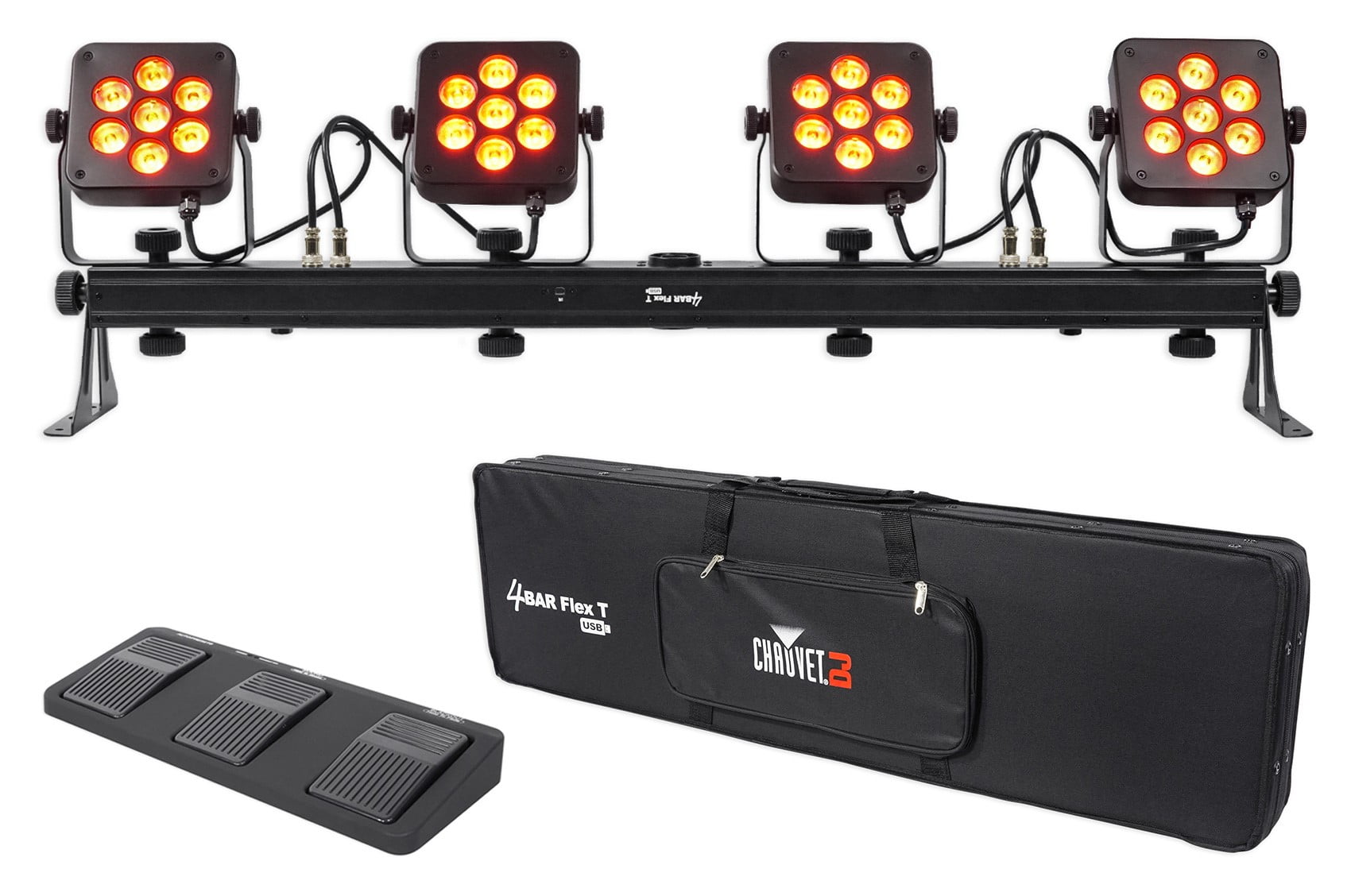 Chauvet 4Bar Flex T USB Church Stage Design Light Bar Lighting Fixture ...
