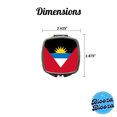 Antigua and Barbuda Country Flag Travel Makeup Handbag Purse Small ...