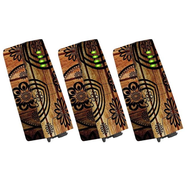 MightySkins PAANABAT-Wooden Floral Skin for Parrot Anafi Drone Battery ...