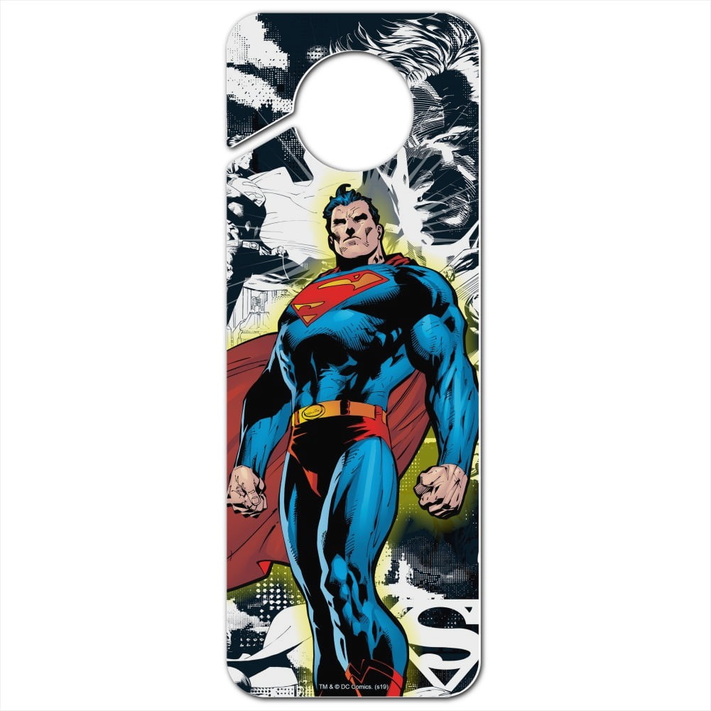 Superman Glowing Aura Plastic Door Knob Hanger Sign - Walmart.com