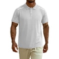 Betivan Golf Shirts for Men Polo Short Sleeve Button Up Collar Athletic ...