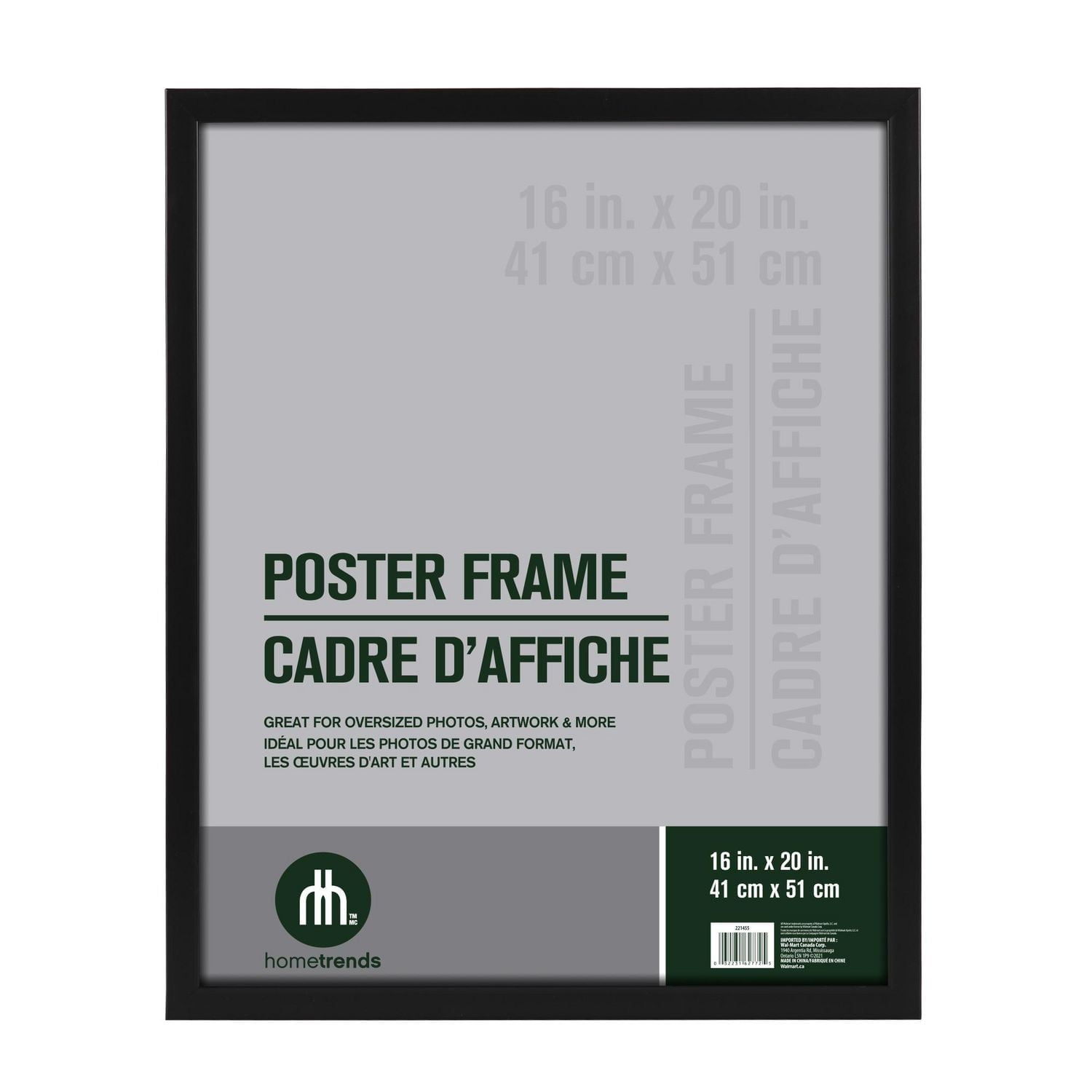 Click here for Hometrends Gallery Black Poster Frame 16 X 20 prices