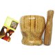 Wood Wooden Mortar Pestle Pylon Crush Herb Grinder Pilon Madera Bar ...