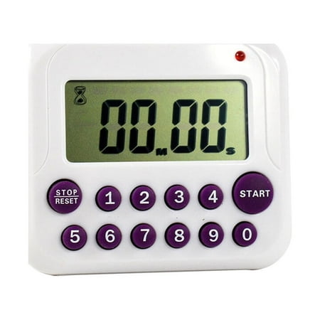 justharion Home Office LCD Digital Display Cooking Timer Living Room ...