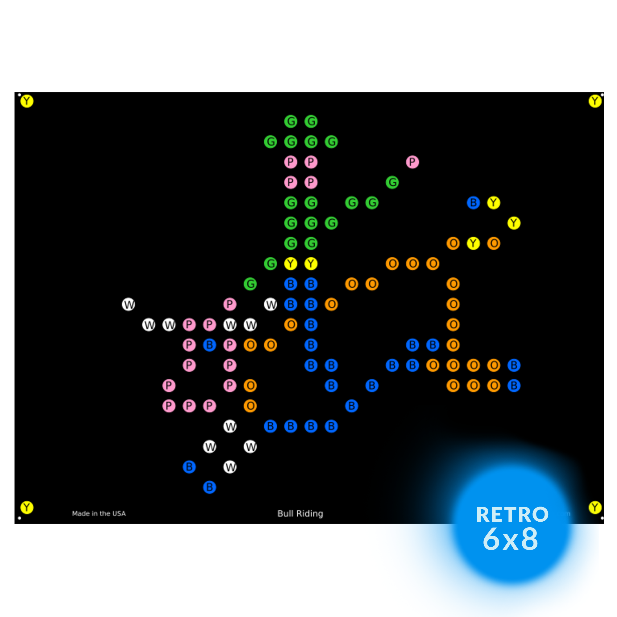 IllumiPeg Farm Refill Templates For Lite Brite Magic Screen Retro Style 12 Sheets 6x8 