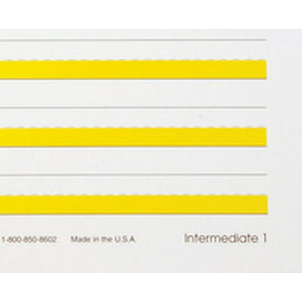 Abilitations Hi-Write Intermediate Paper, Level 1, 100 Sheets - Walmart ...