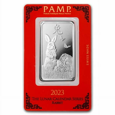PAMP 1 oz Bullion Pure Silver Bar - Azure Dragon Legend - Walmart.com