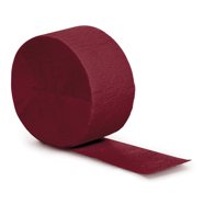 Maroon Crepe Streamer - 81' - Walmart.com