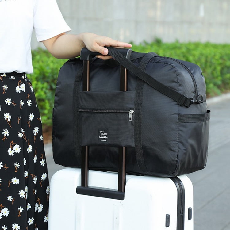 Single Shoulder Foldable Baggage Carrying Bag Large Capacity Carrier ...