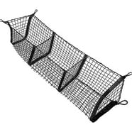 Zone Tech Three Pocket Mesh Storage Net - Black Mesh Three Pocket Trunk ...