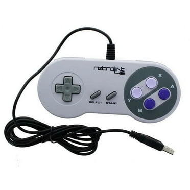 Old Skool Nintendo SNES USB Controller Video Game Gamepad for PC and ...