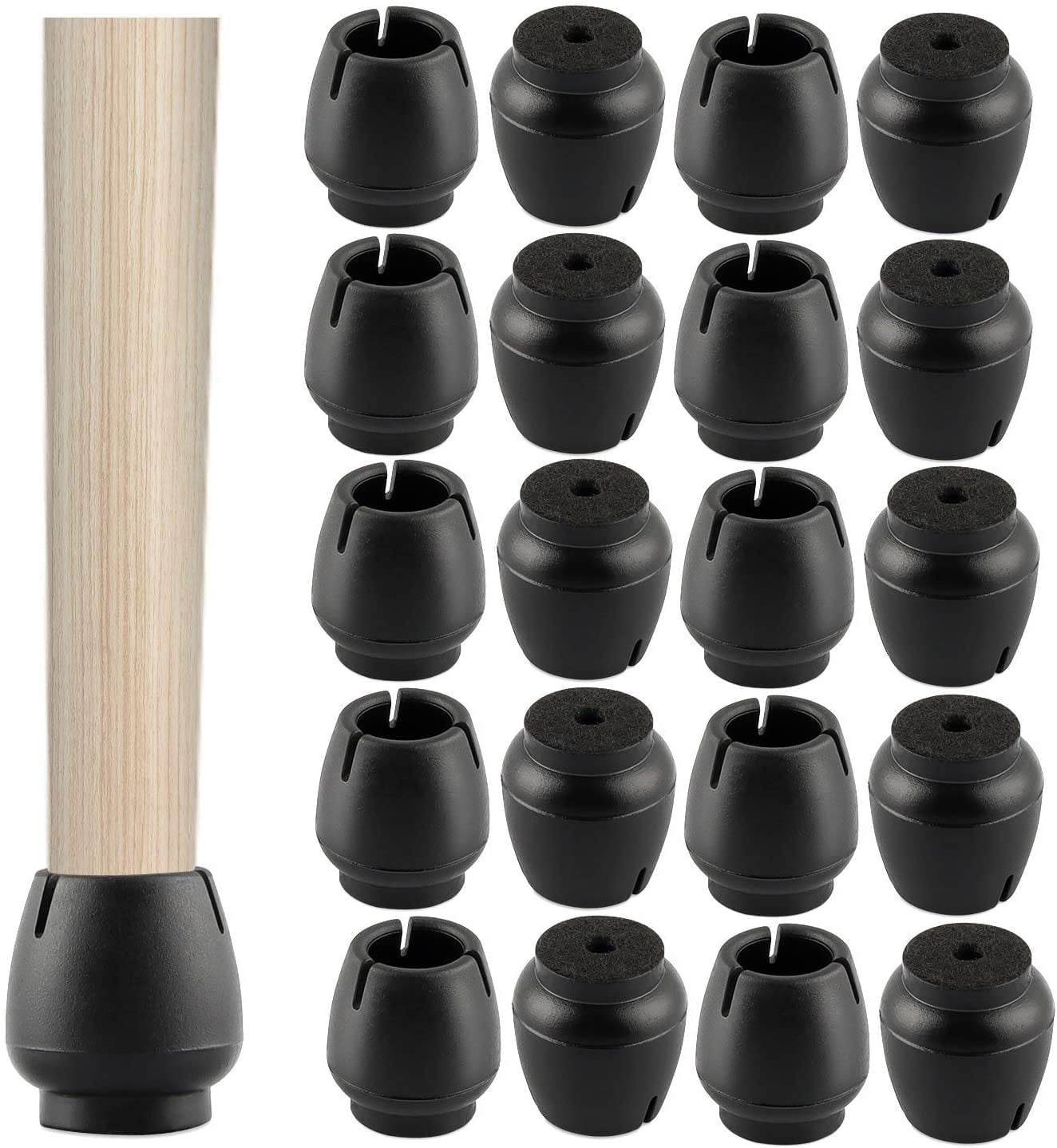 Round Silicone Chair Leg Caps, Silicone Chair Leg Caps Feet Pads ...