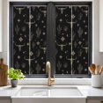 Bull Skull Window Privacy Film Western Longhorn Cactus Crescent Moon ...