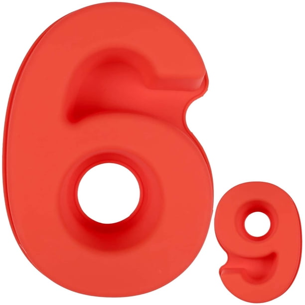 3d Silicone Number Cake Molds, Large Silicone Letter Arabic Number ...