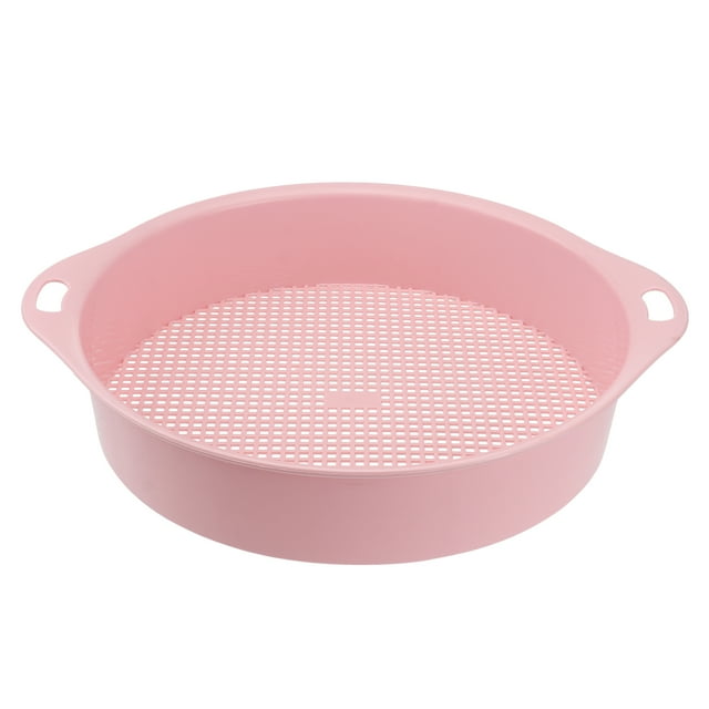 Frcolor Soil Sieve Sifter Garden Mesh Pan Plastic Riddle Sifting Sand ...
