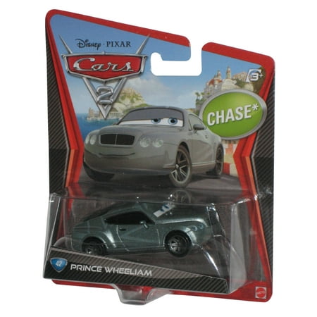 Disney Pixar World of Cars 2 Movie Prince Wheeliam Chase Toy Car #42 ...
