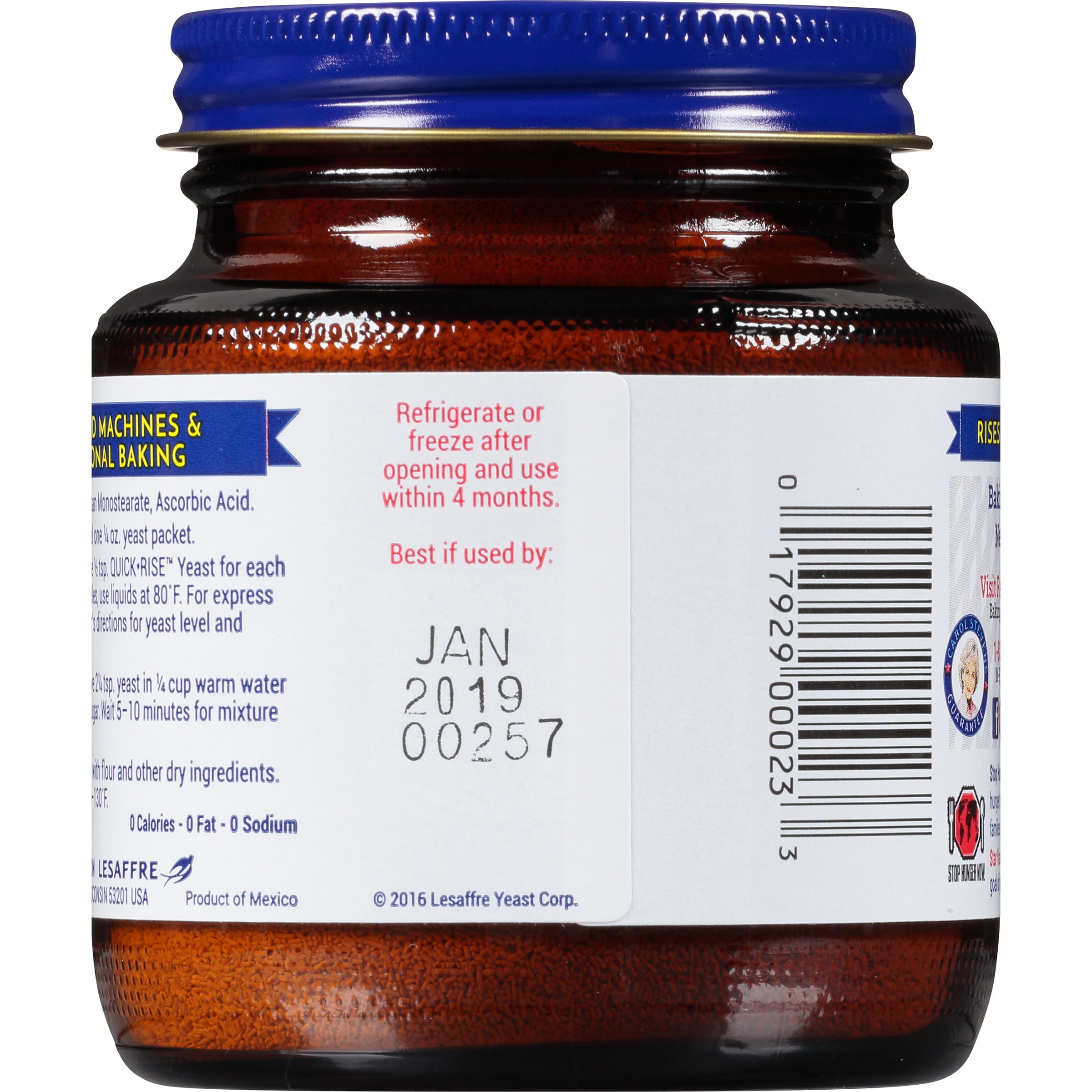 Red Star 4 oz. Quick Rise / BM Jars