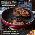 Red Volcano Ceramic Nonstick 11 inch Covered 12-in-1 All Purpose Pan ...