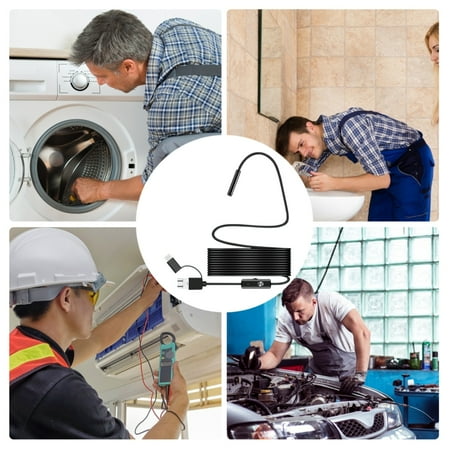 HD Endoscope Mobile Phone Inspection Camera Vent Pipe USB inspection ...