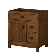 Sagehill Designs American Craftsman 36" Bathroom Vanity Base, Rustic ...
