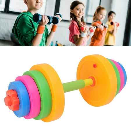 Barbell Toy, Plastic Adjustable Non Slip Foam Handle Fill Sand And ...