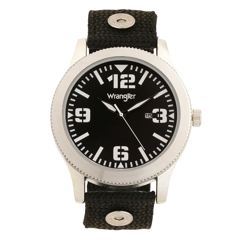 Wrangler Mens / Watch 48mm Black - Walmart.com