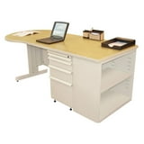 Marvel Office Furniture Zapf Computer Desk with Bookcase - Walmart.com
