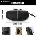 [3 Pack] Portable Glasses Case, AYAMAYA Ultra Light Soft EVA Sunglass ...